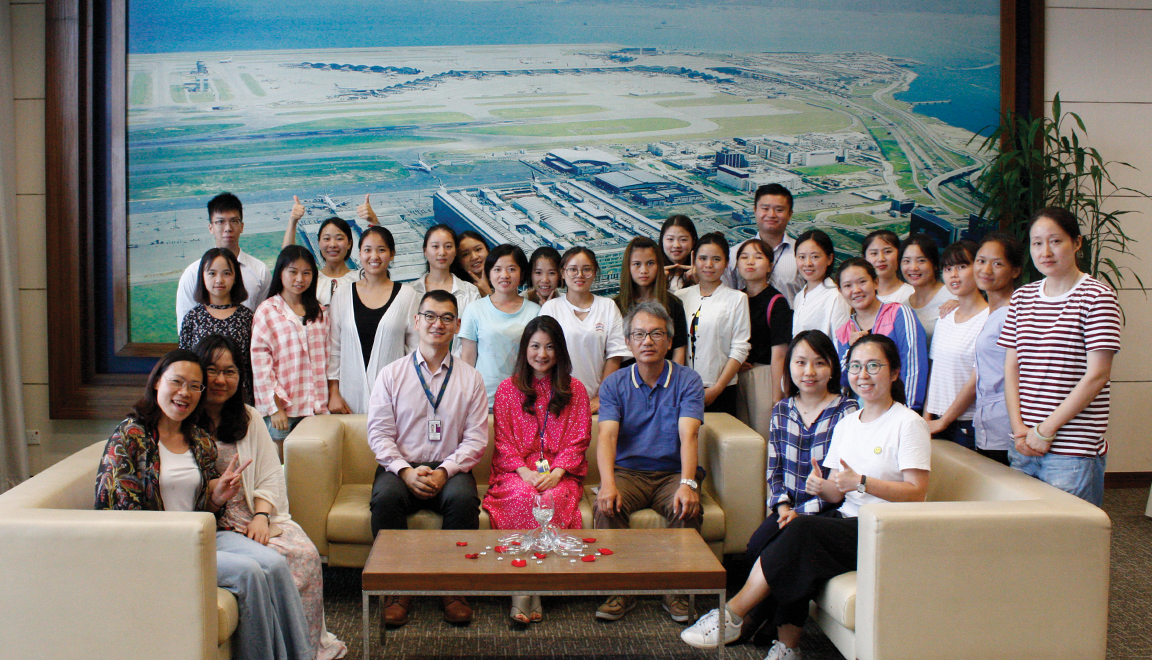 “University for girls” students get their first look at an air cargo ...