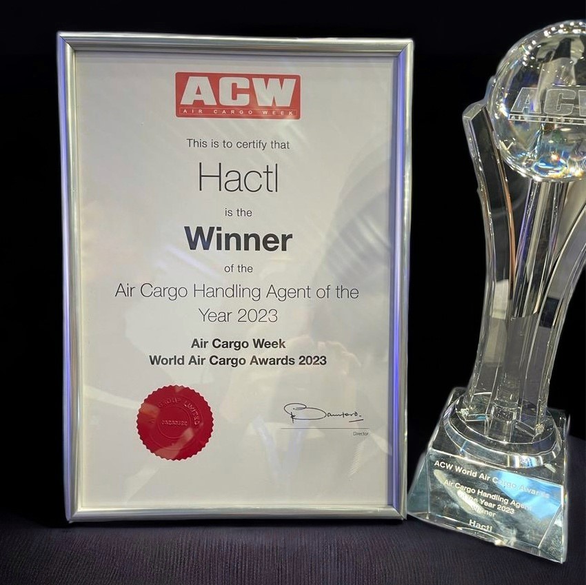 Hactl wins again at World Air Cargo Awards - Hactl